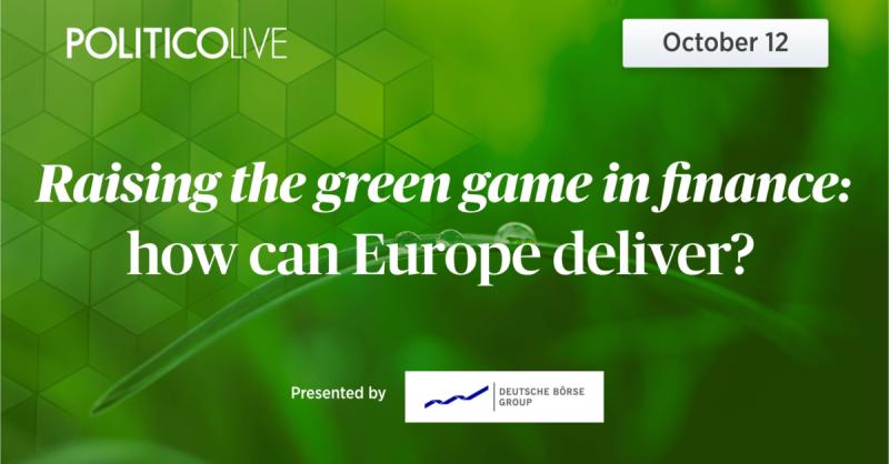 EFAMA Vice-president Peter Branner to speak at POLITICO Live event | EFAMA