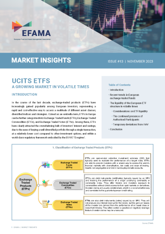 EFAMA’s latest Market Insights shows main trends in the ETF market in ...